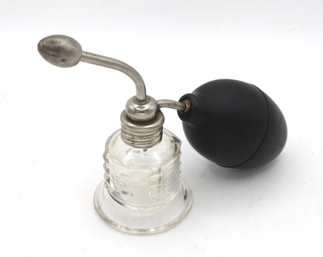Vintage Atomizer Medicinal Spray Bottle Glass and Silver With Medical ...