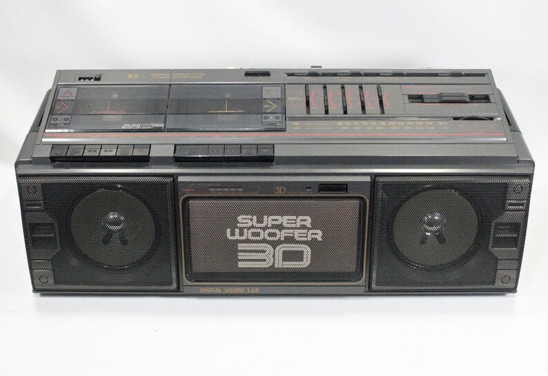 Vintage 1980s Boombox Stereo Digital Sound Lab 3D Woofer 5 - Etsy