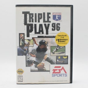 Vintage SEGA Triple Play 96 Major League Baseball Original Genesis ...