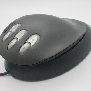 Vintage PC Mouse Microsoft Sidewinder Strategic Commander Swivel Palm ...