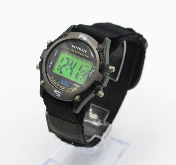 Vintage 1990s digital watch Ultimate chronograph stop… - Gem