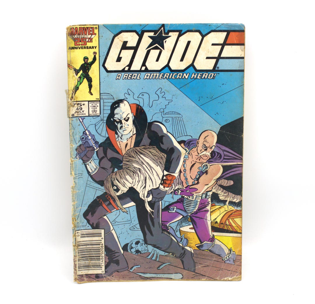 Vintage 1986 GI JOE Comic Book Issue 49 July "serpentor" Lab Creation ...