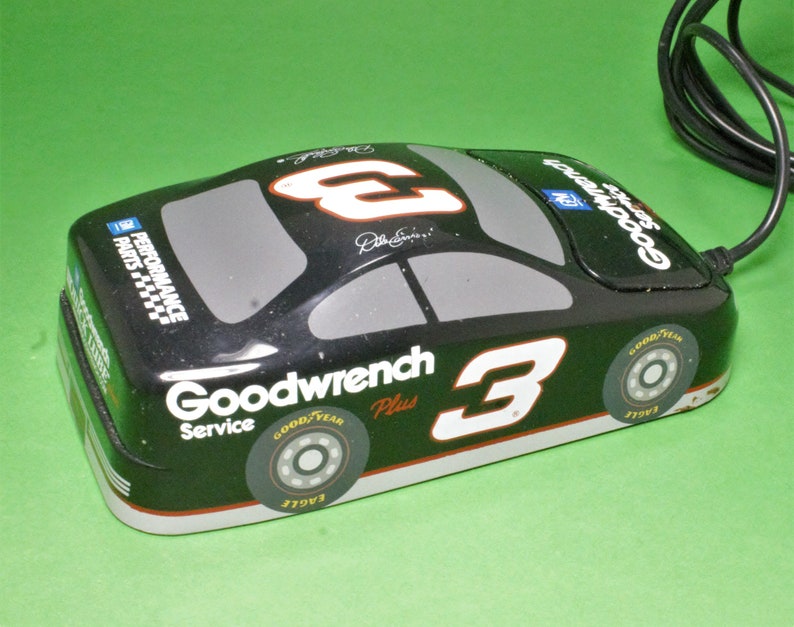 Vintage PC Mouse Dale Earnhardt 3 NASCAR Auto Racing - Etsy