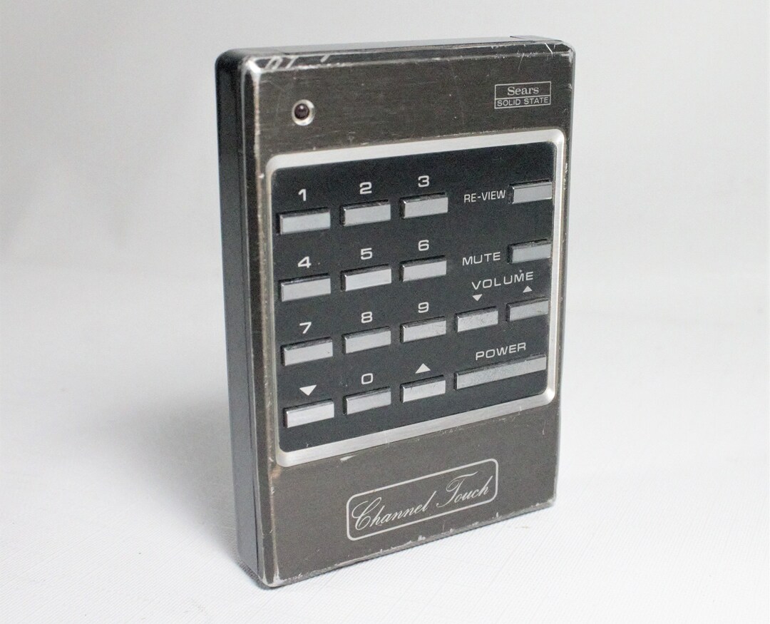Vintage 1980s Remote Control Sears Solid State Channel Touch - Etsy