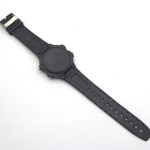 Vintage Asahi Digital Sports Watch 100m Water Resistant LCD Time Date ...