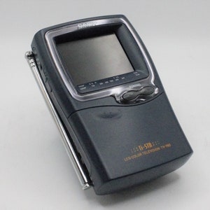 Vintage Color TV Portable Television Mini LCD Screen Uhf/vhf Signal ...