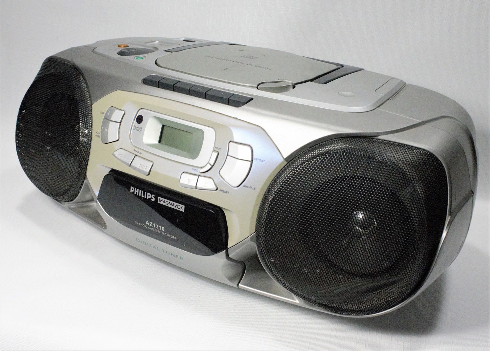 Vintage Boombox CD Cassette Tape Player Recorder Portable - Etsy