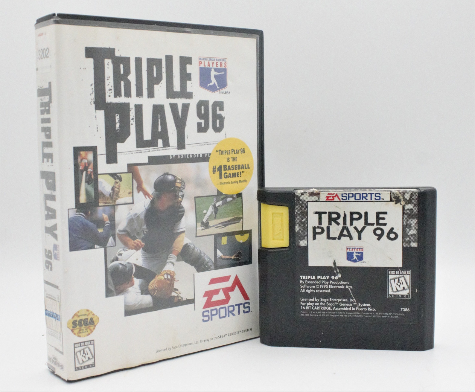 Vintage SEGA Triple Play 96 Major League Baseball Original Genesis ...