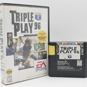 Vintage SEGA Triple Play 96 Major League Baseball Original Genesis ...