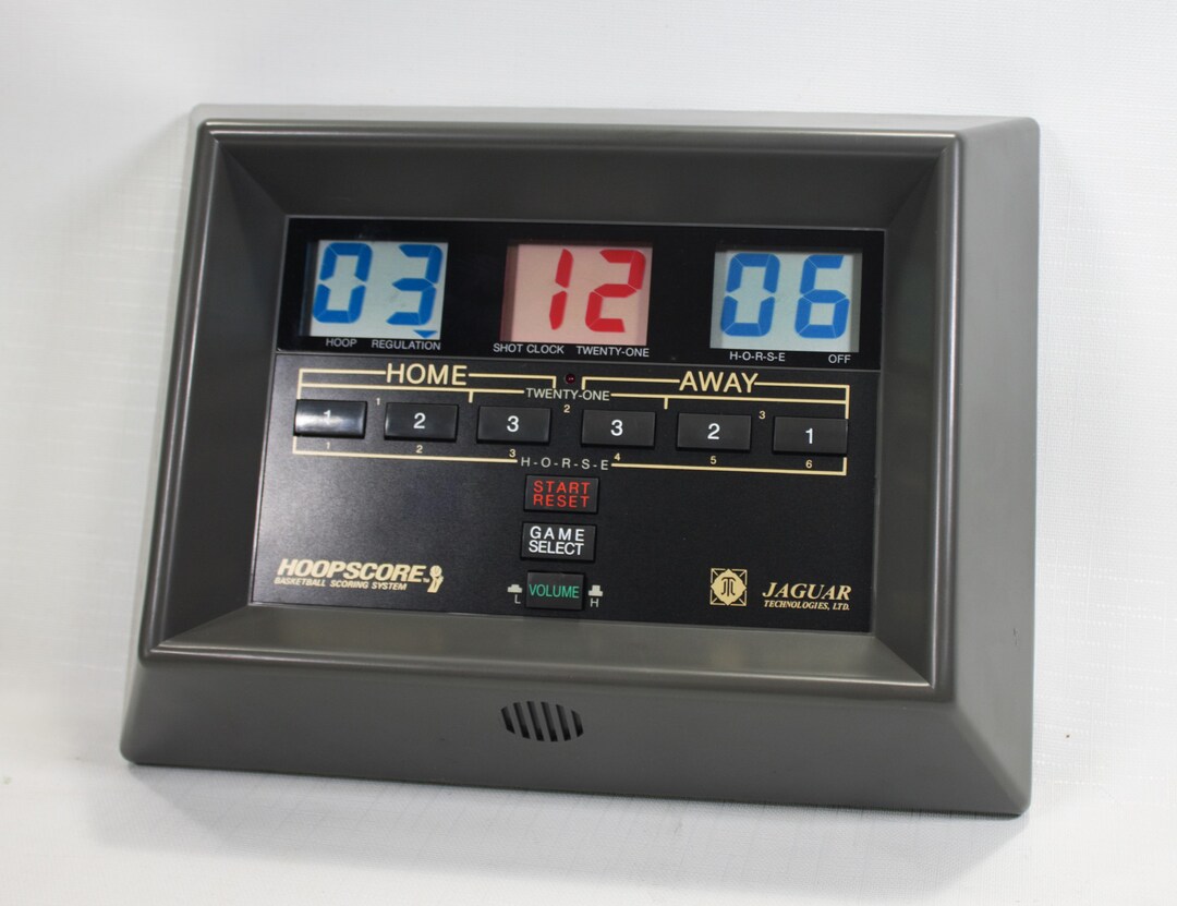 Vintage Hoopscore Driveway Basketball Electronic Scoreboard Digital ...