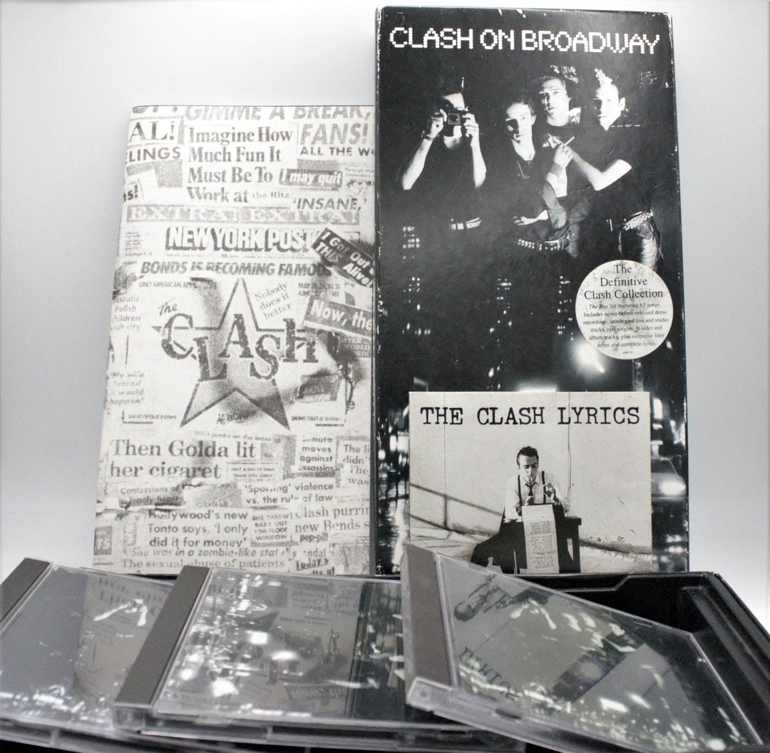 Vintage Clash on Broadway CD Box Set Live Rarities Unreleased Punk Rock ...