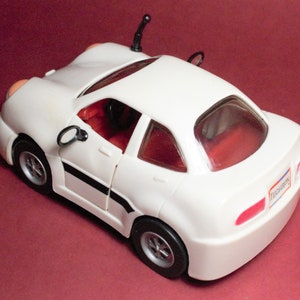 Vintage 1996 Chevron Car Sam Sedan No.1 Cute Animated - Etsy