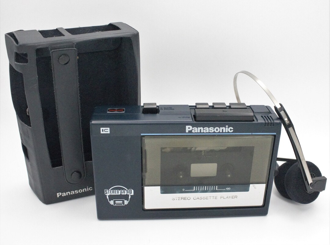 Vintage Panasonic Stereo-to-go Cassette Tape Player Deck Mic Switch ...