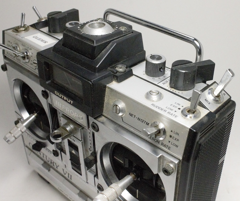 Vintage Radio Control Century VII PCM RC Set With 4 Servos Setup Flying ...