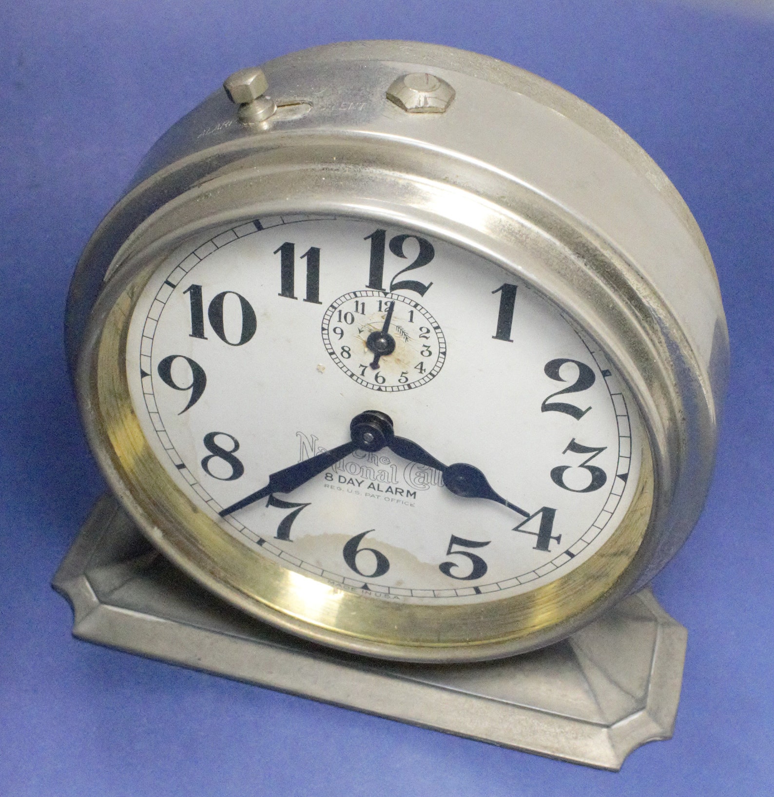Vintage Alarm Clock the National Call 8 Day Alarm Bell Ringer - Etsy