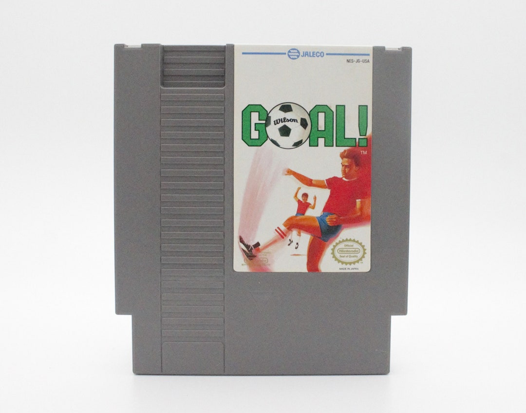 Vintage Nintendo Video Game Cartridge GOAL! Soccer Football Original ...