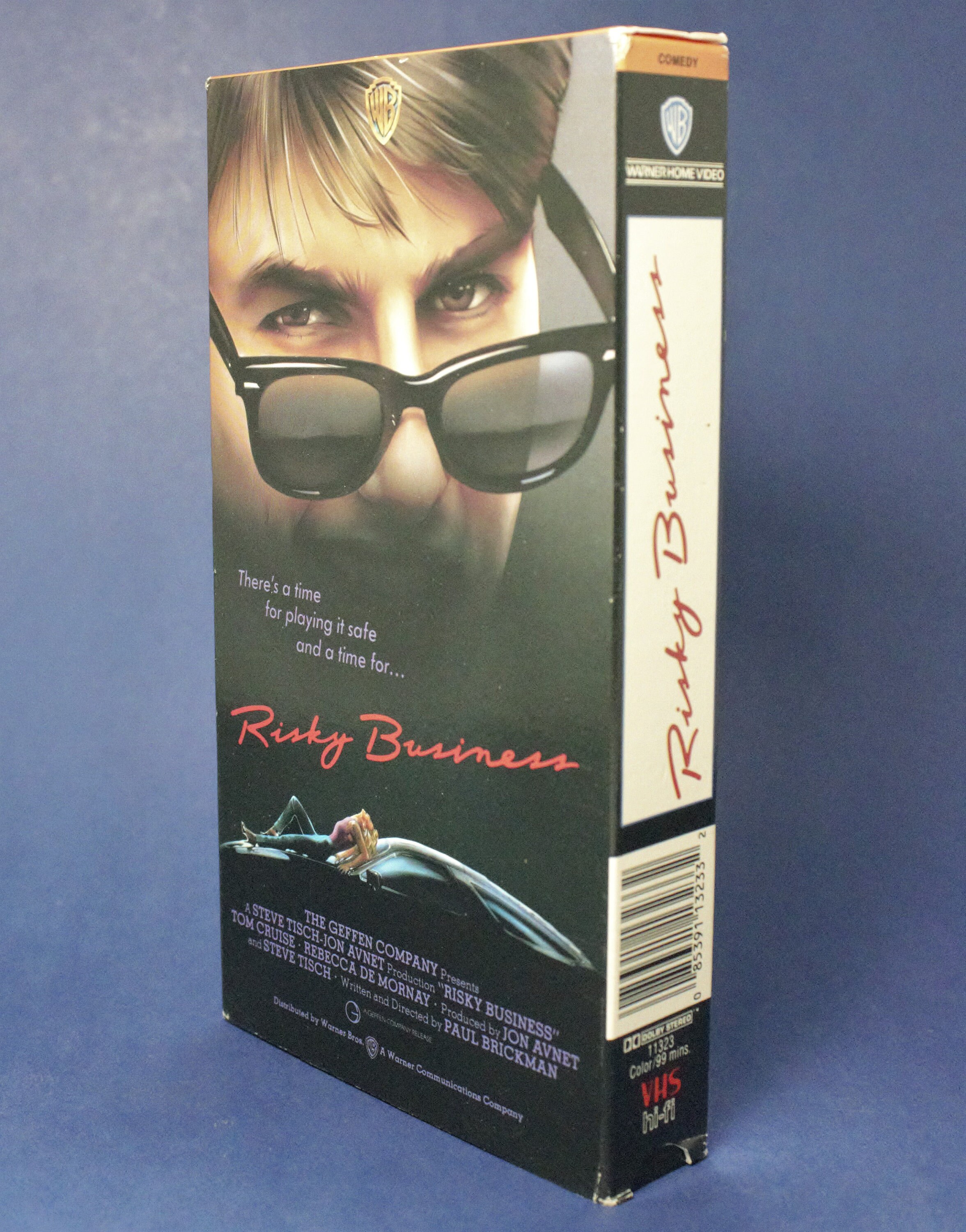 Vintage 1980s VHS Risky Business Tom Cruise Movie WB Geffen 1983 VCR ...