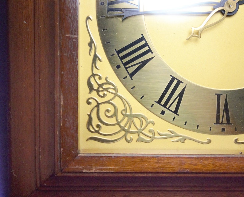 Vintage Wall Clock Sunbeam Electric Analog Dial Wood Frame - Etsy