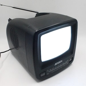 Vintage 5 B&W TV Radio Portable Mini Tube Television - Etsy