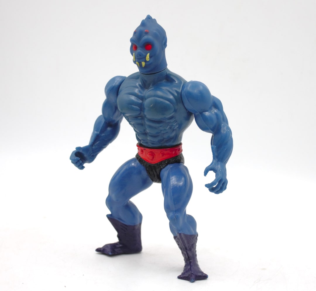 Vintage 1981 He-man Masters of the Universe Webstor Blue Monster Action ...