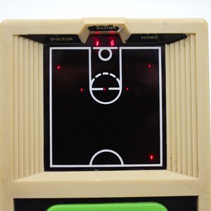 Vintage 1970s Electronic Basketball Handheld Video Game Digital Red LED ...