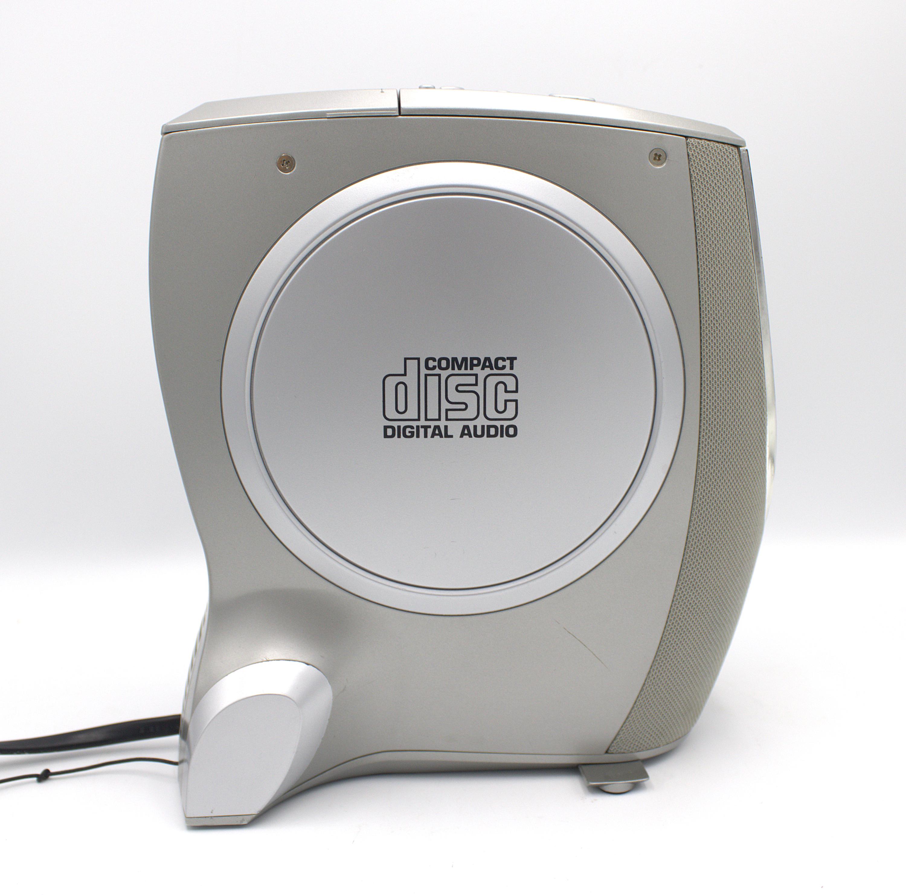 Vintage Stereo CD Player Radio AM/FM Auto Set Digital Alarm Clock ...