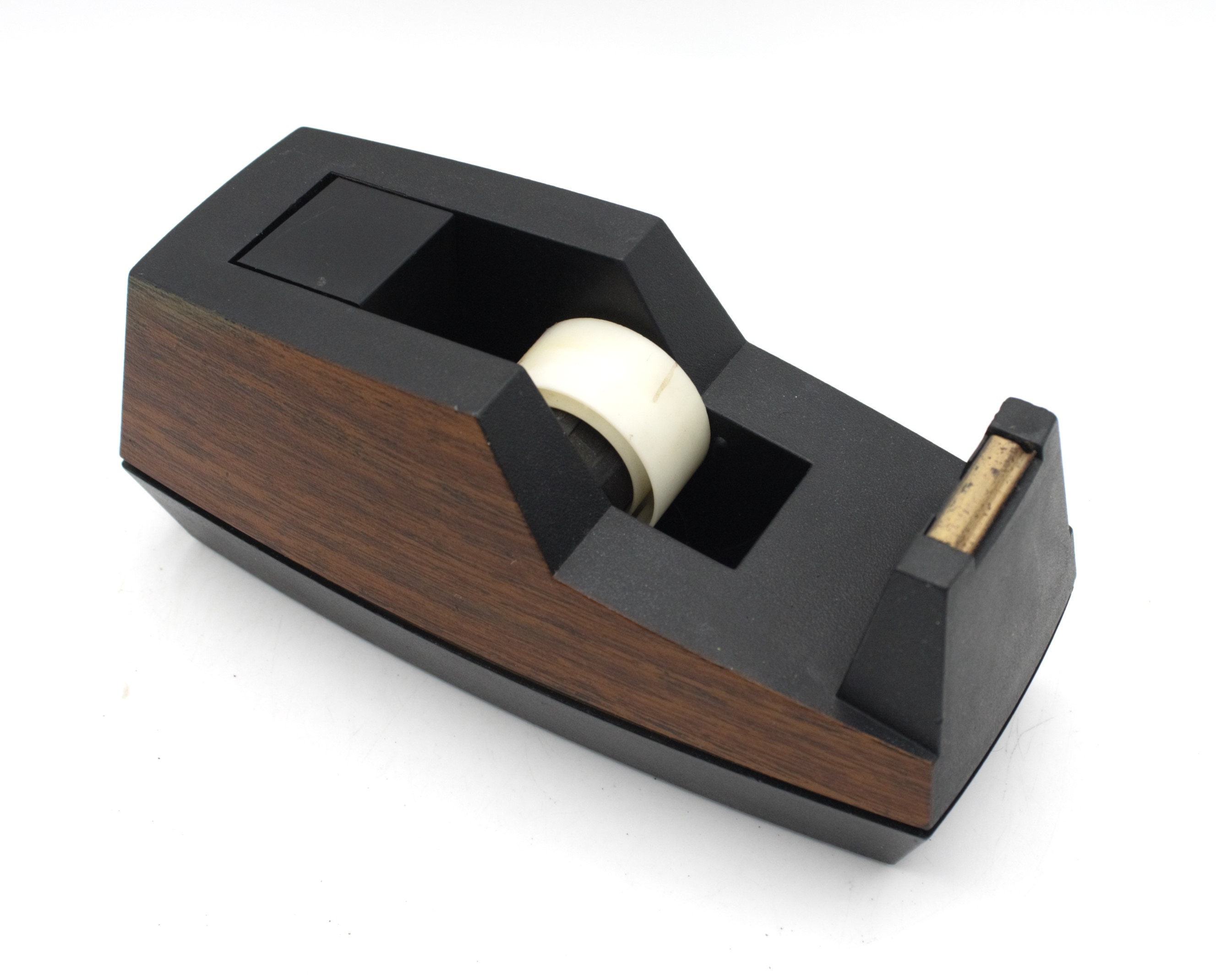 Vintage 1970s Tape Dispenser Woodgrain Office School Desk - Etsy