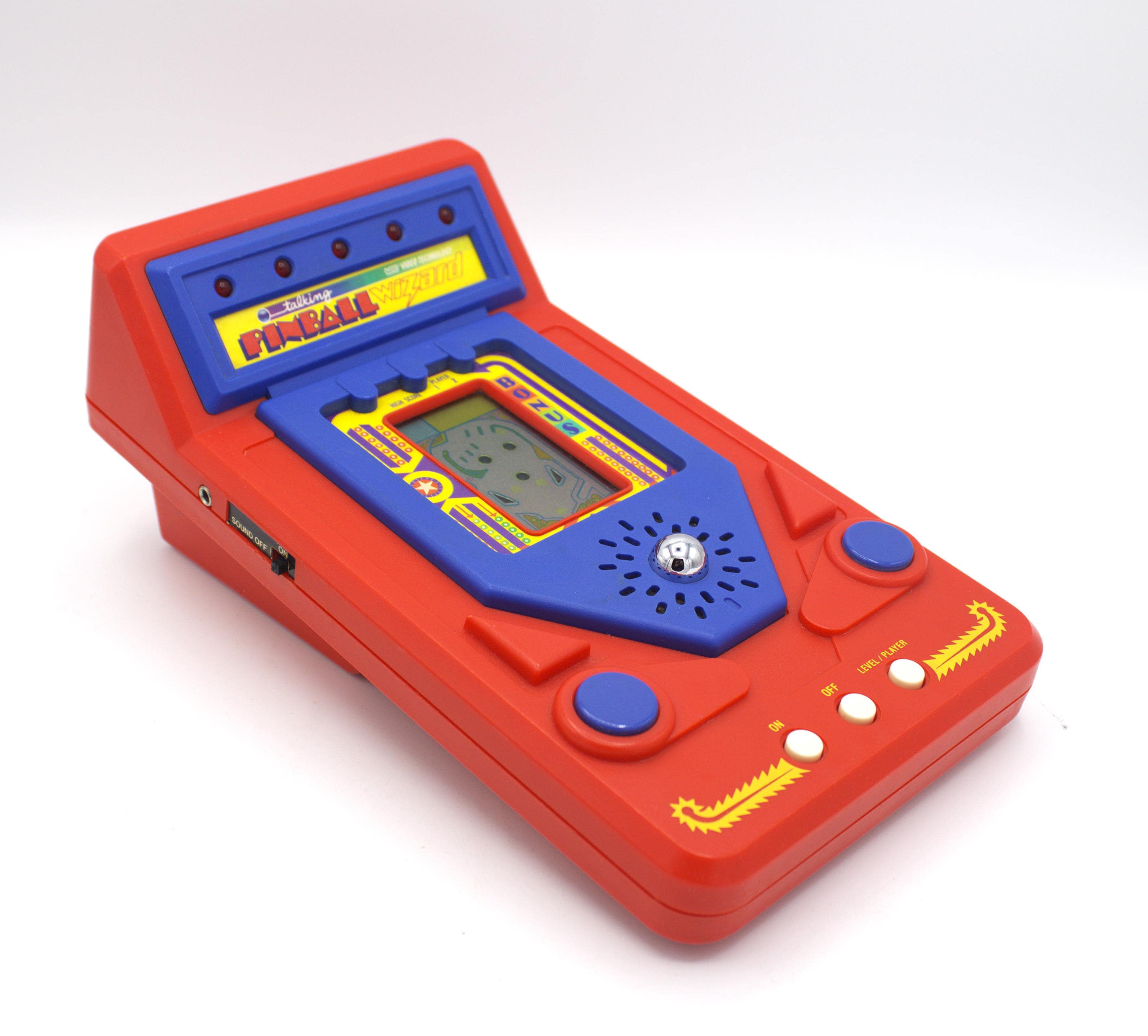 Vintage 1980s Pinball Wizard Electronic Talking Pinball Handheld Game ...