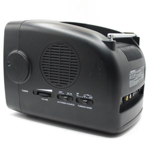 Vintage 5 B&W TV Radio Portable Mini Tube Television - Etsy