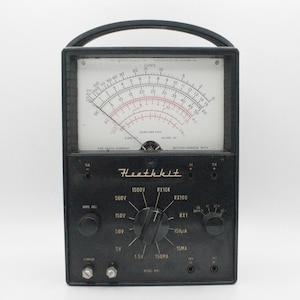 Vintage Heathkit Voltmeter Multimeter Ohm Volt Tester Gauge AC/DC ...