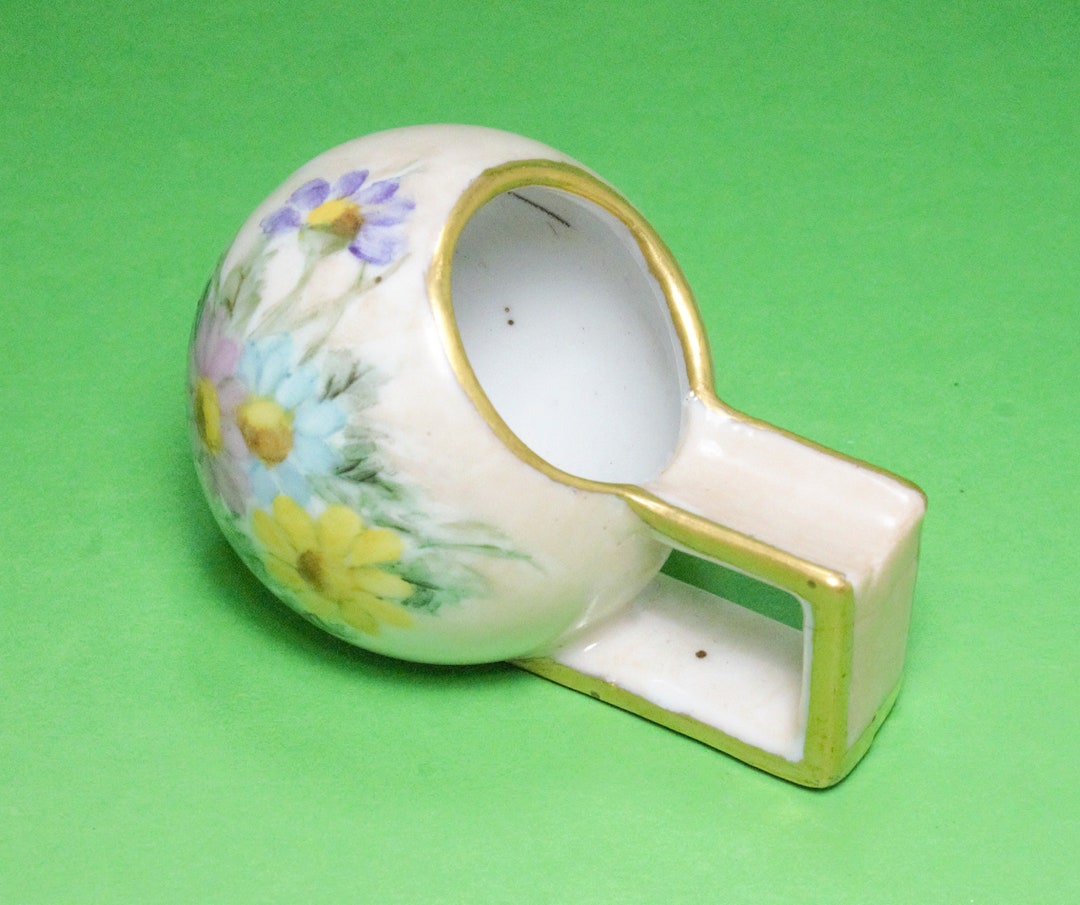 Vintage Mid-century Ashtray Floral Ceramic Unique Ball Design - Etsy