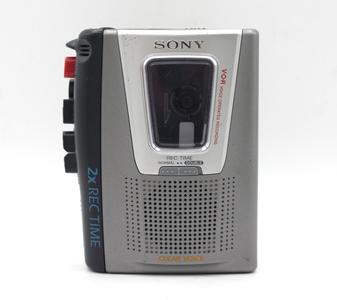 Vintage Sony Cassette Tape Recorder With Built in Speaker and ...