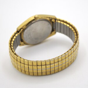 Vintage Pulsar Men's Wristwatch Gold Tone With White Analog Dial ...