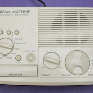 Vintage 1980s Dream Machine Sony Digital Alarm Clock AM-FM - Etsy
