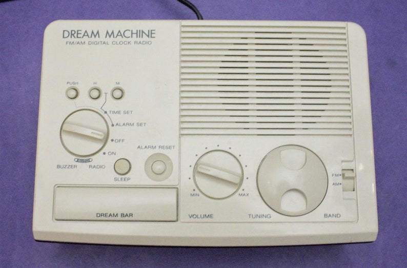 Vintage 1980s Dream Machine Sony Digital Alarm Clock AM-FM - Etsy