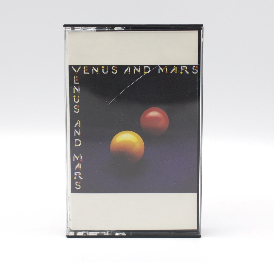 Vintage Cassette Tape Wings 1975 Venus and Mars Album Paul Mccartney ...