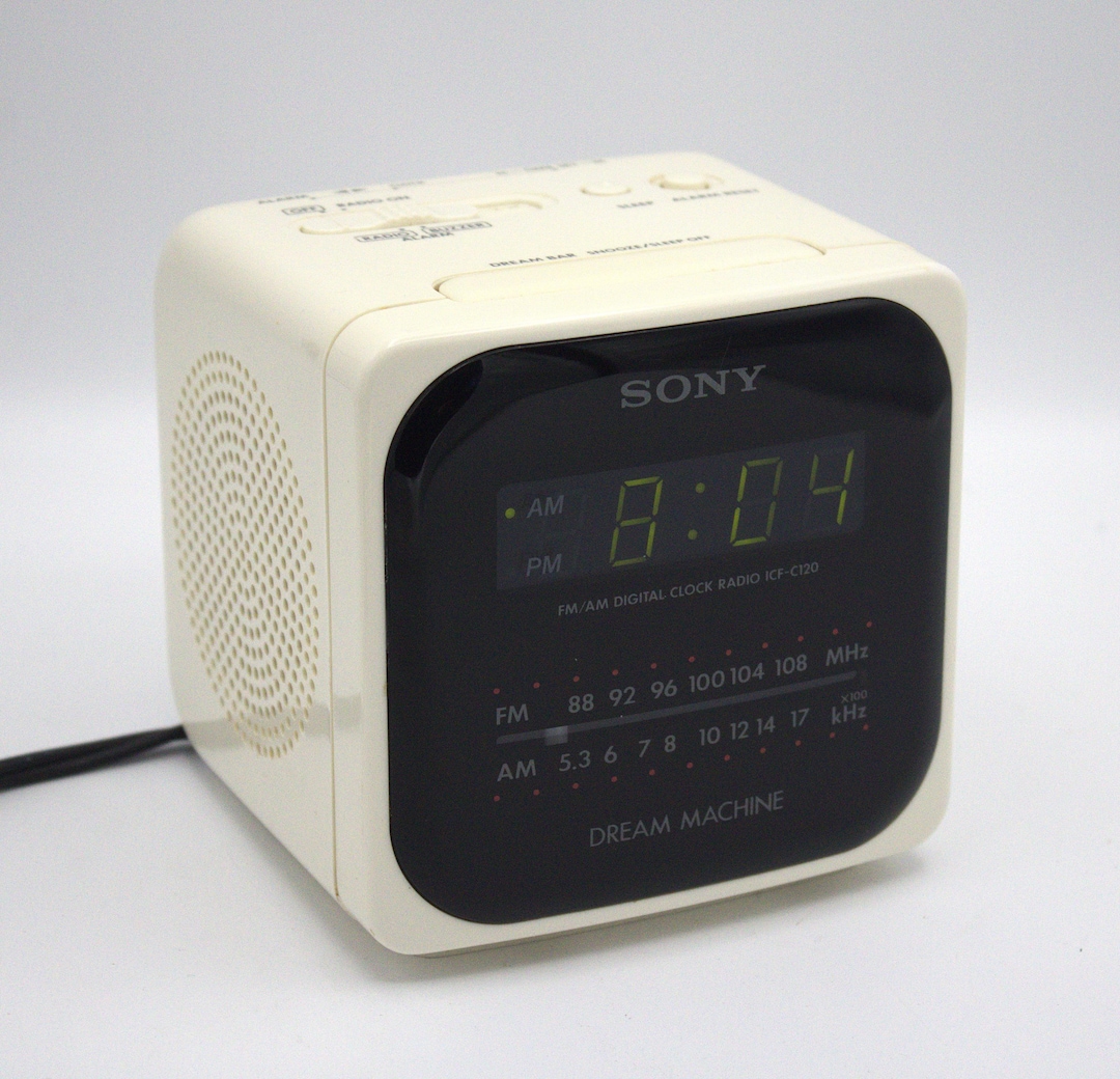 Vintage Sony Dream Machine Digital Alarm Clock Radio AM/FM Tuner Cool ...