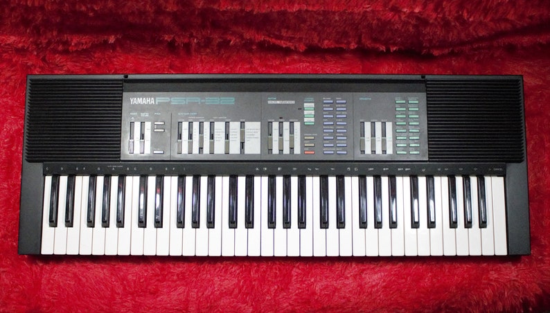 Vintage Yamaha Synthesizer PSR-32 Keyboard Electronic Piano - Etsy