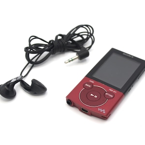 Vintage Sony Walkman Stereo MP3 Audio Music Video Player 8 GB Red With ...