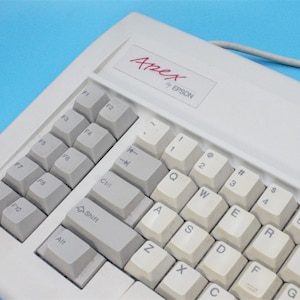 Vintage 1980s Apex Keyboard Unit Original Computer PC Hardware KB2100 ...