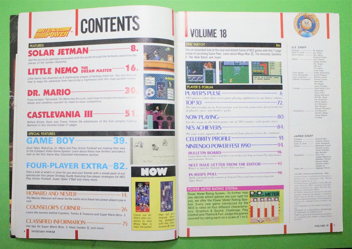 Nintendo Power 1990 Issue Dr. Mario Castlevania III Solar - Etsy
