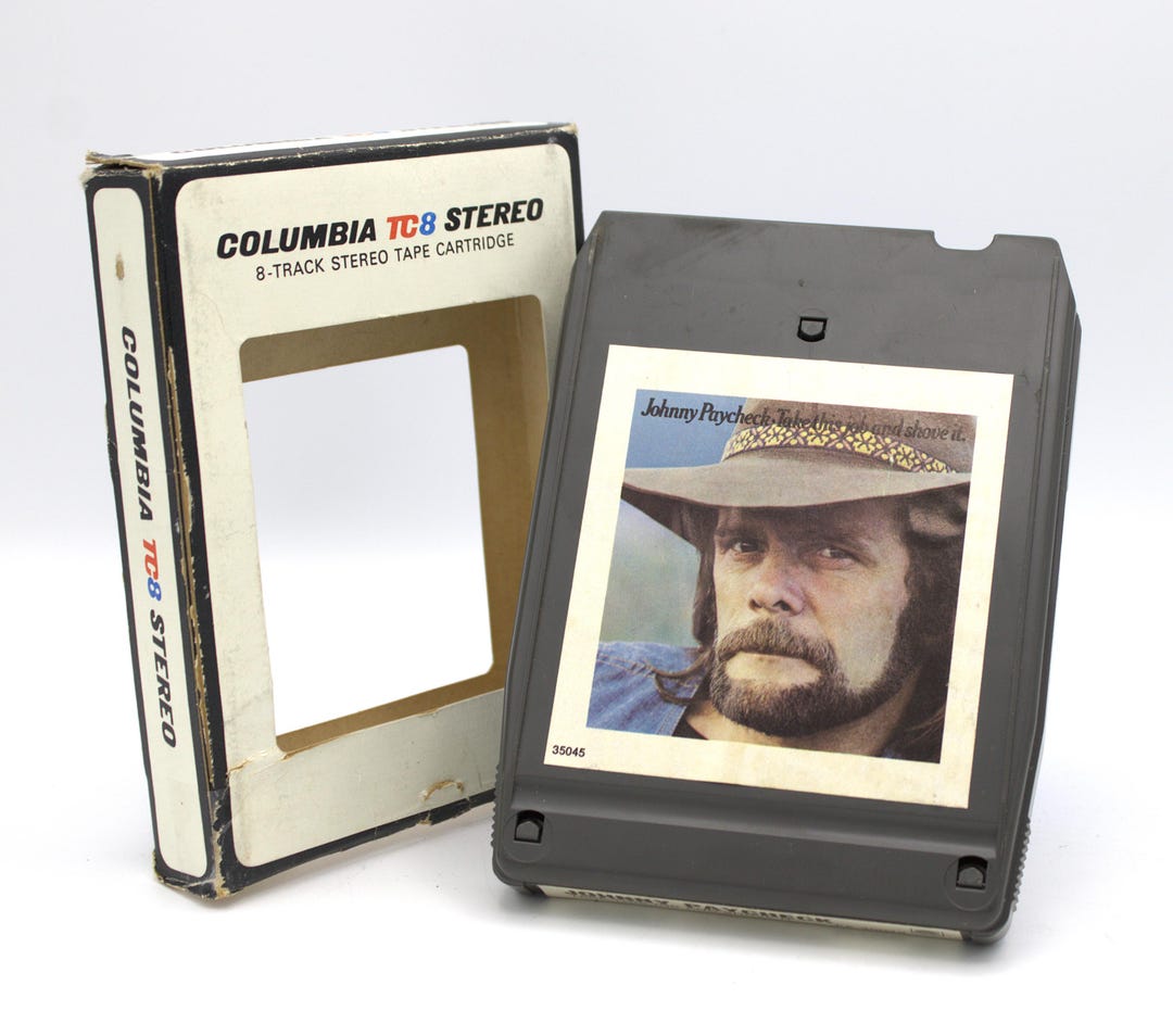 Vintage 1970s 8-track Johnny Paycheck 1977 Album Take This Job and ...