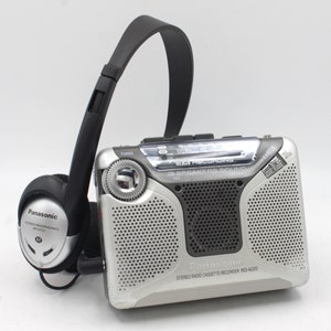 Vintage Panasonic Stereo Recorder Cassette Tape Player AM/FM Radio ...