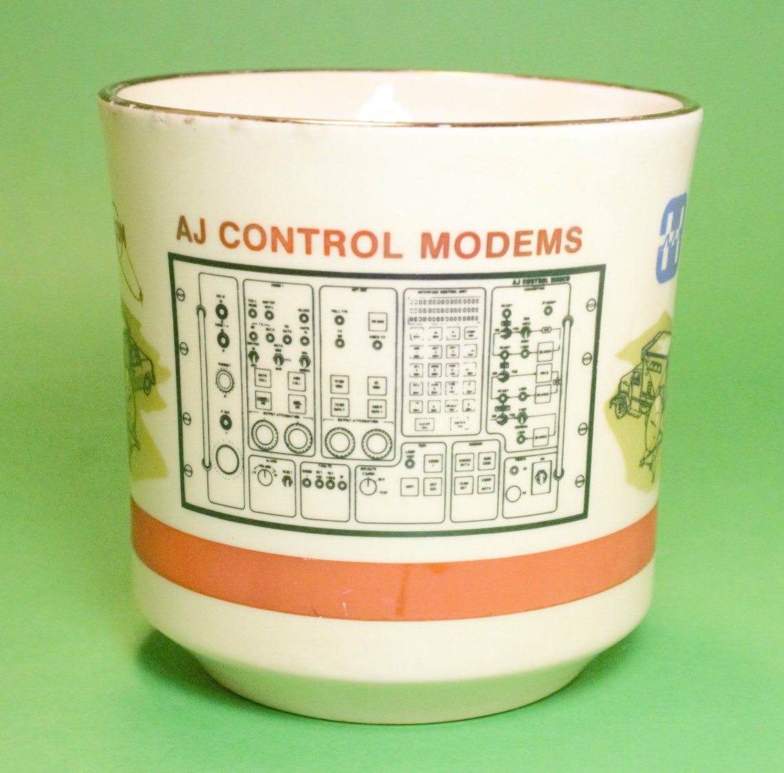 Vintage Satcom AJ Control Modems Harris Semiconductor Coffee | Etsy