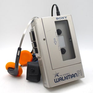 Vintage Sony Walkman F1 1980s Personal Stereo Cassette Tape Player FM ...