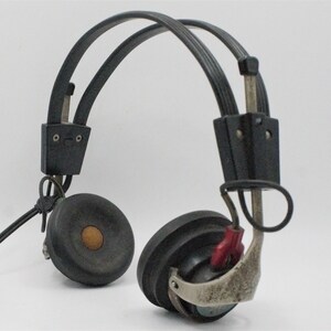 Vintage WW II Pilots Headset Fighter Bomber 1940s US Airfoce Military ...