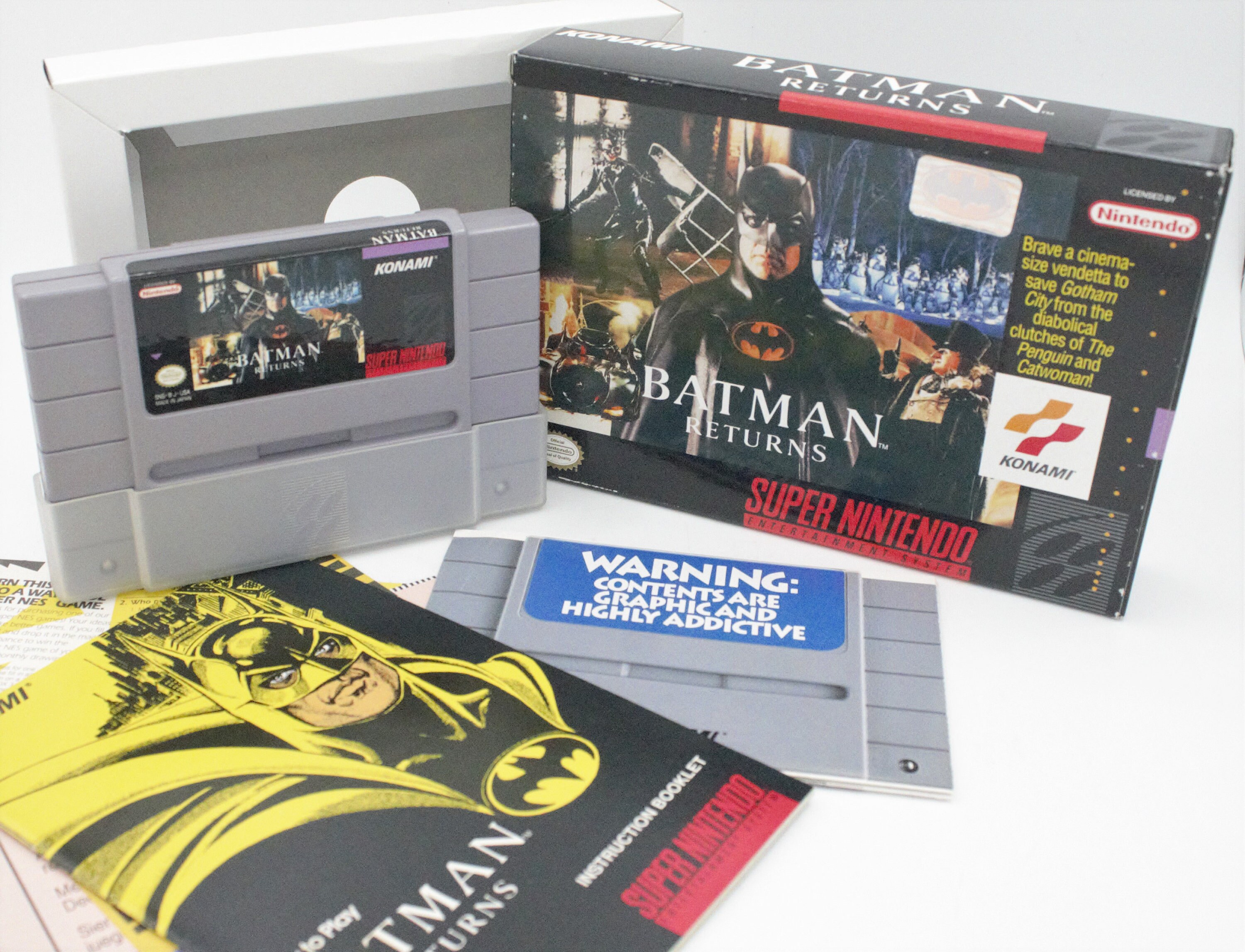 Batman Returns Snes Cartridge