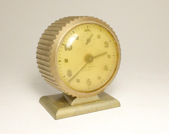 Vintage Alarm New Haven Brass Wind up Mechanical Bell Alarm - Etsy