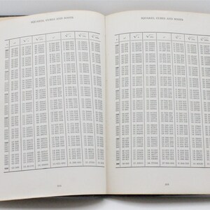 Vintage 1950s Standard Mathematical Tables Hardcover Book 11th Edition ...