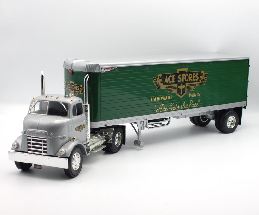 Vintage 1954 GMC Semi-truck Transport With Great Dane Box Trailer Die ...